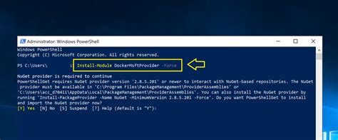 docker linux container running on windows server 2019 winserv docker