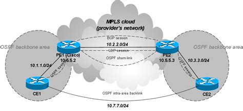 manual ospf as pe ce routing protocol mikrotik wiki