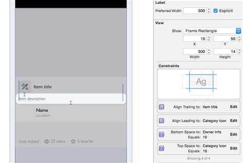 ios autolayout setting uilabel height to zero itecnote