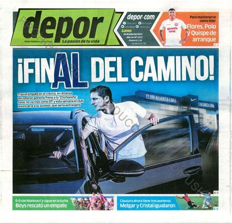 Portadas De Principales Diarios A Nivel Nacional Y Regional Lunes 24