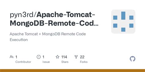 github pyn3rd apache tomcat mongodb remote code execution apache