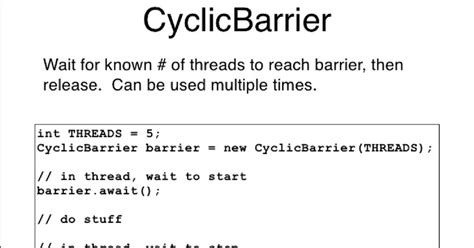 java cyclicbarrier example for beginners [multithreading tutorial] java67