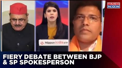 Bjp Vs Sp On Ramcharitmanas Controversy Bjp Spokesperson Calls