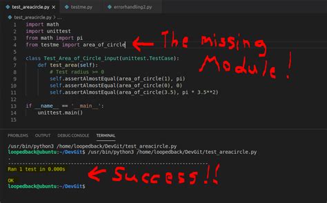 devasc python error handling in python test driven development tdd