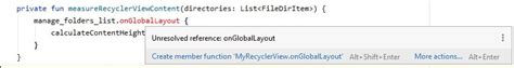 kotlin android unresolved reference stack overflow