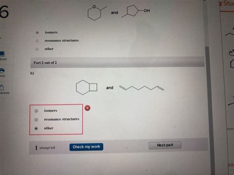 Solved How Are The Molecules In Each Of The Following Pairs