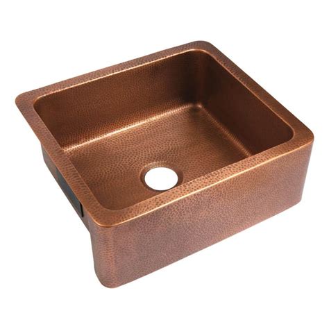 Sinkology Lange 25 In Undermount Farmhouse Single Bowl 16 Gauge