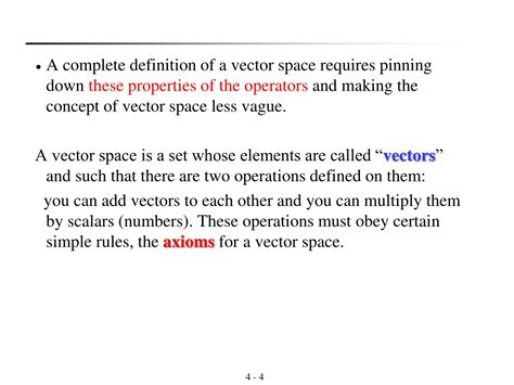 Ppt Chapter 3 Vector Spaces Powerpoint Presentation Free Download