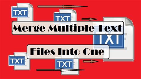how to merge multiple text files in a single text file merge text