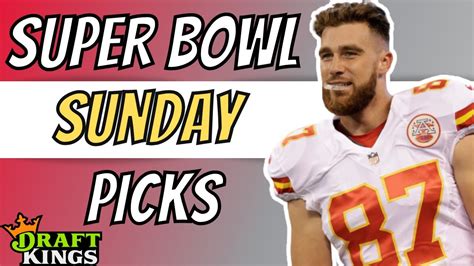 Draftkings Nfl Dfs Picks Chiefs Vs Eagles Super Bowl 57 Youtube
