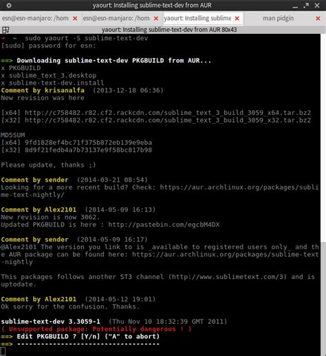 install sublime text 3 build 3059 in manjaro arch linux unixmen