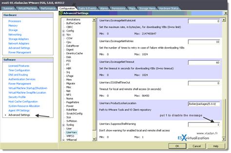 how to disable ssh warning esxi 5 esx virtualization