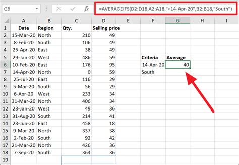 how to use averageif function in excel