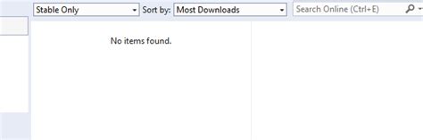 c nuget packages are not visible after publishing to private website
