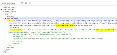 jquery use javascript to modify mso comment in html code stack