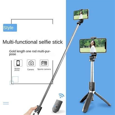 L02 L02s Wireless Bluetooth Selfie Stick With Mini Tripod Foldable