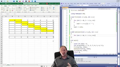 bubble sort using c youtube