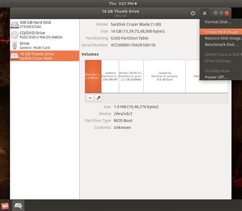 how to create an iso from a bootable usb drive in linux