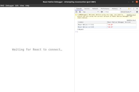 using react native debugger to debug react native apps
