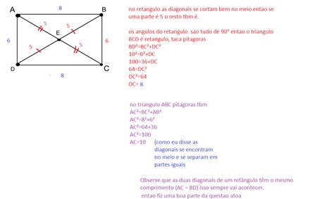 Na Figura A Seguir O Quadrilátero Abcd é Um Retângulo Em Que Os