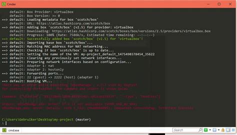 vagrant laravel scotchbox an error by vagrant up stack overflow