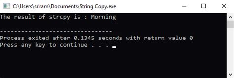 strings and string functions in c