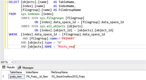 how to move tables to another filegroup of a sql database