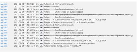 rule 4 1 stop repeating actions not working as expected apps hubitat