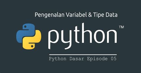 belajar python dasar pengenalan variabel dan tipe data di python
