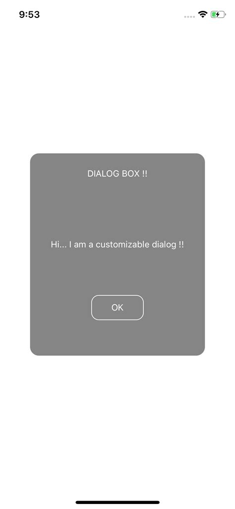 rn customizable dialog npm