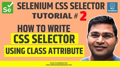 selenium css selector 2 write css selector using class attribute