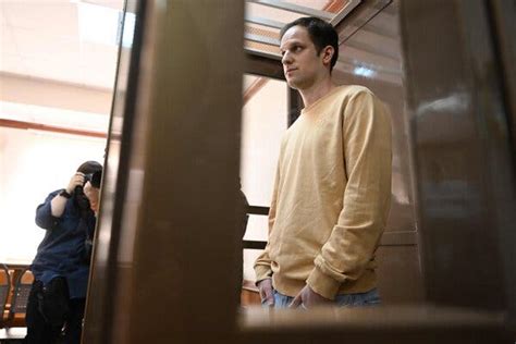 Wall Street Journal Reporter Evan Gershkovich Appears In Russian Court