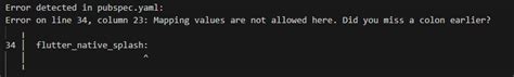 flutter mapping values are not allowed here did you miss a colon