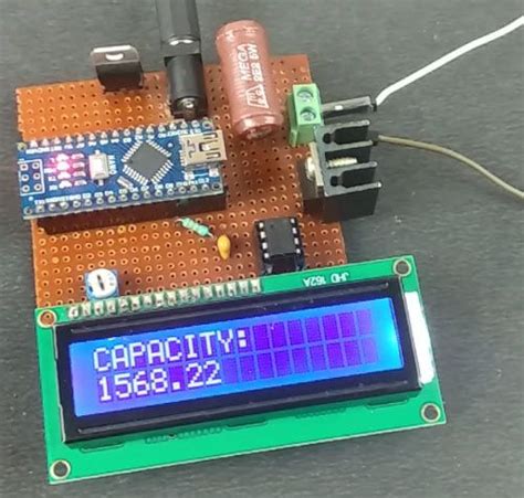 18650 lithium battery capacity tester using arduino arduino arduino