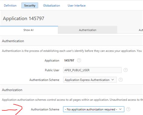 custom authorization for pages in oracle apex stack overflow