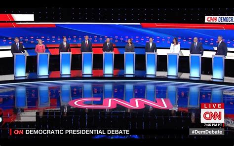 Second Democratic Presidential Primary Debate Hosted By Cnn July 30