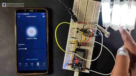 esp32 pwm led dimmer with alexa simple iot projects