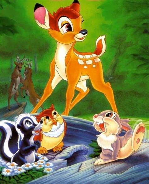 The Fawns From Disneys Animated Movie Thumpp And Thumpp
