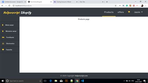 create a side menu in angular 9 with bootstrap 4 and font awesome e