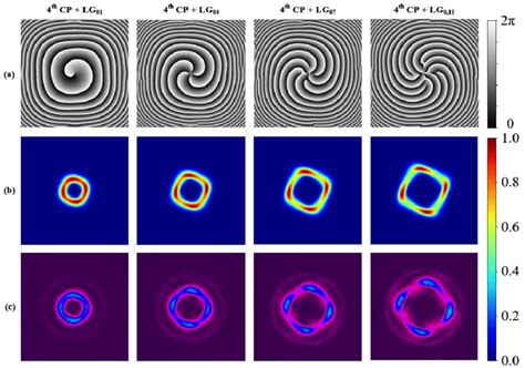 The Modulation Of The Size Of The Polygonal Ovs By Tcs A The Phase
