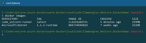 core in containers in a docker swarm with azure and docker cloud