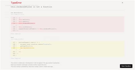 smooth scrolling animation codesandbox