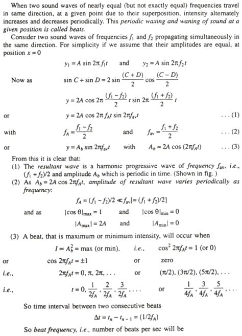 What Is The Formula And Write The Derivation Of 1 Frequency Of