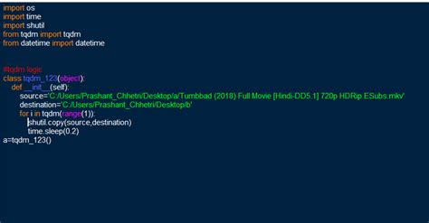 how to easily use a progress bar in python images