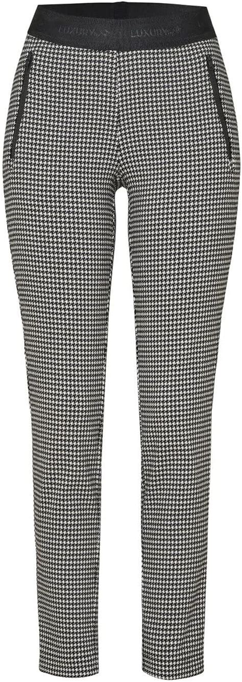 Toni Damen Schlupfhose Jenny« Mit Hahnentritt Amazon De Fashion