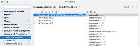 tutorial docker compose as a remote interpreter rubymine