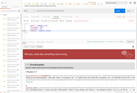 laravel openssl verify don t know how to get public key from this