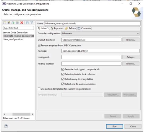 generating model classes using hibernate reverse engineering