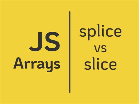 array splice and array slice in javascript knowledge scoops