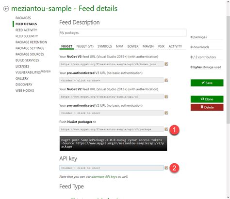 continuously publishing nuget package to myget using vsts meziantou s